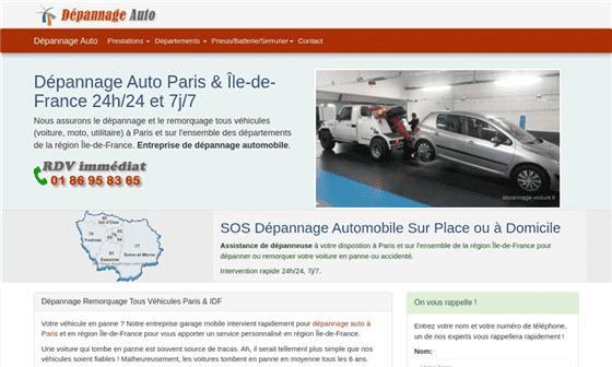 Dépannage auto - Remorquage, dépanneuse voiture Paris Île-de-France Dépannage auto - Remorquage, dépanneuse voiture Paris Île-de-France